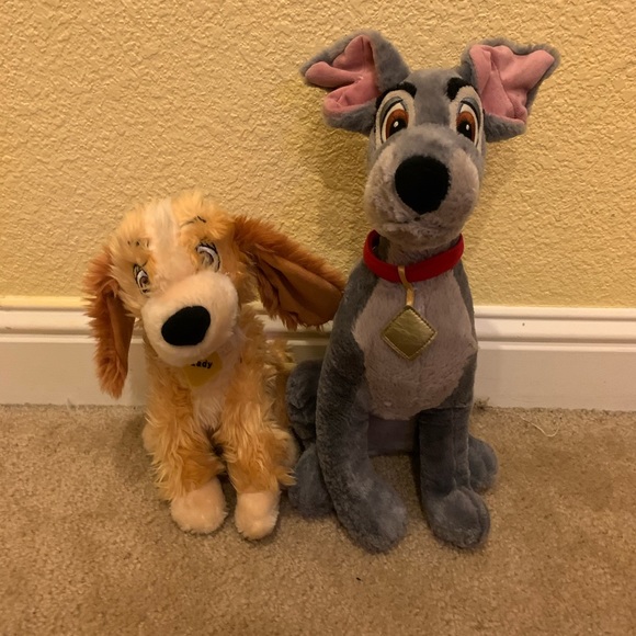 Disney | Toys | Disneys Lady And The Tramp Character Plush Set | Poshmark